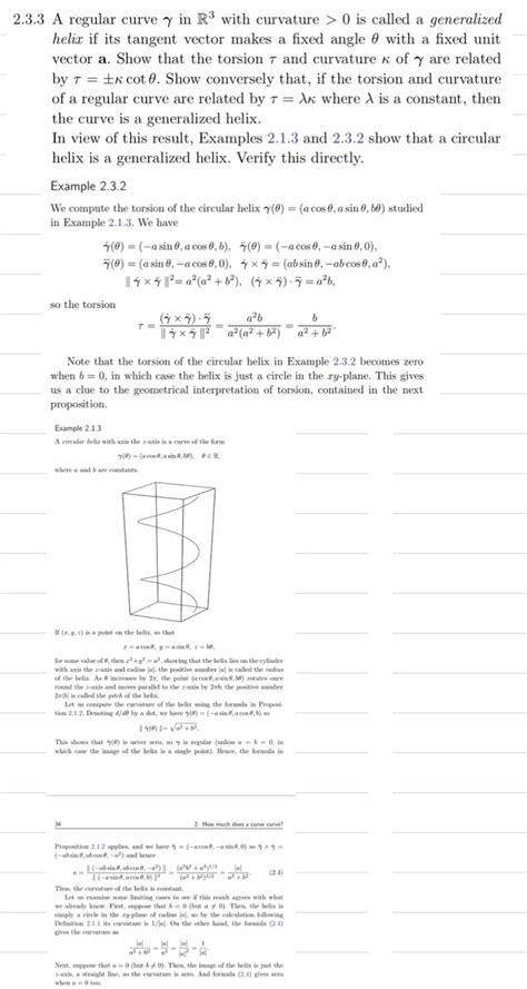 solve 2 3 3 2 3 3 ﻿a regular curve γ ﻿in r3 ﻿with