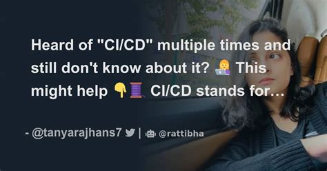 Heard Of Cicd Multiple Times And Still Dont Know About It 👩‍💻 This
