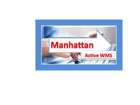 Manhattan Active Wms Online Training And Certification Course Proexcellency