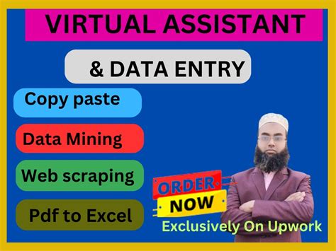 data entry typing web scraping copy paste data mining and file