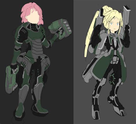 Hyperion And Megathron Sketches By Evemoedesu On Deviantart