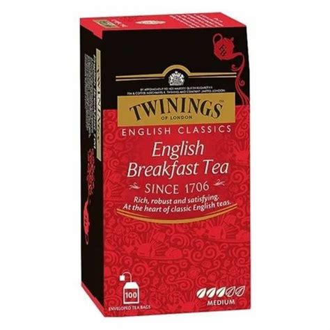 Twinings English Breakfast Tea 100 Bags At Rs 775 Pack Tea Bags In