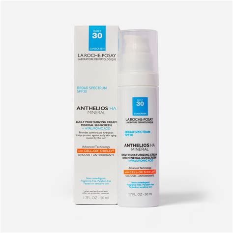 La Roche Posay Anthelios HA Mineral Sunscreen Moisturizer, SPF 30, 1.7 oz