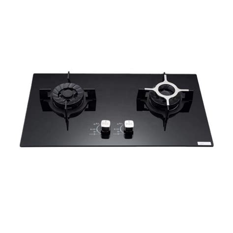 Hot Selling Built In Tempered Glass 2 Burner Gas Cooker Stove Cook Tops