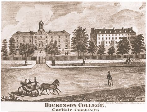 Old West Dickinson College Circa 1845 House Divided