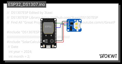 Esp32ds1307sstsnrs Copy Wokwi Esp32 Stm32 Arduino Simulator