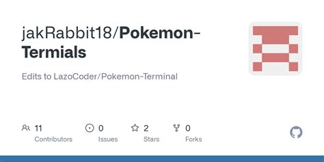 github jakrabbit18 pokemon termials edits to lazocoder pokemon terminal