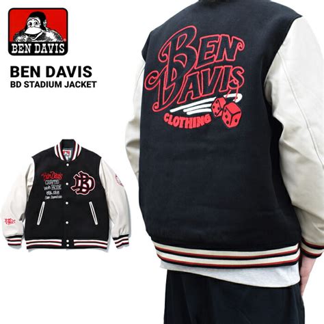 楽天市場割引クーポン配布中 BEN DAVIS ベンデイビス ジャケット BD STADIUM JACKET スタジャン スタジアム
