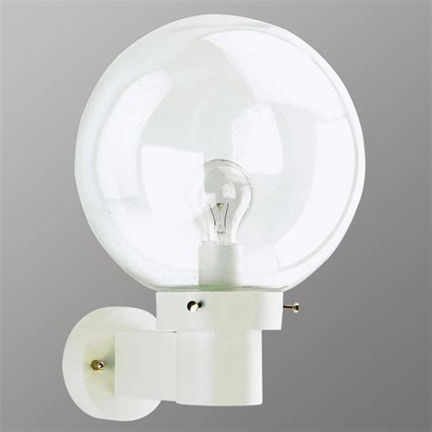 Bolvormige Wandlamp Voor Buiten Wit Lampen Nl