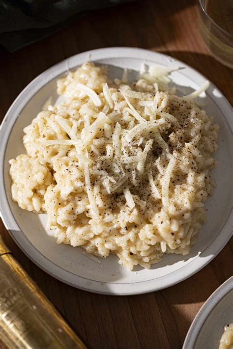 Creamy Cacio E Pepe Risotto A Modern Italian Recipe Seasoned And Salted