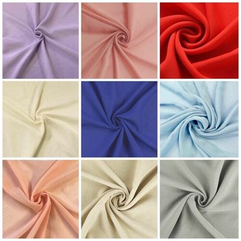 Dusty Rose Silky Stretch Chiffon Fabric By The Yard 10 Etsy