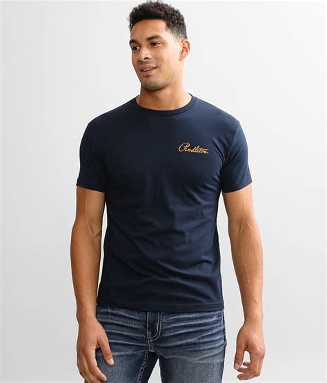 Pendleton Tuscon Circle T Shirt Mens T Shirts In Midnight Navy Buckle