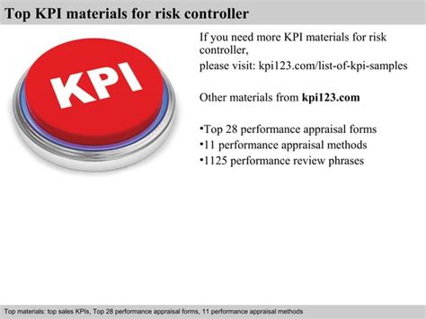 Risk Controller Kpi Ppt