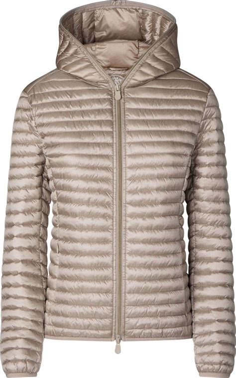 Save The Duck Dames Alexa Gewatteerde Jas Beige Maat Xxl