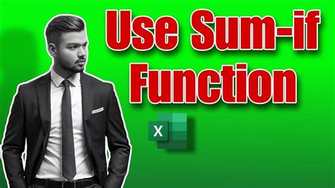 Excels Sumif Function📊 Learn How To Sum Values Based On Specific