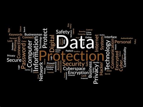 Premium Vector Word Cloud Background Concept For Data Protection