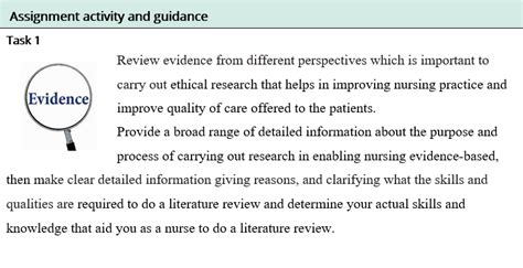 solved assignment activity and guidance task 1 review