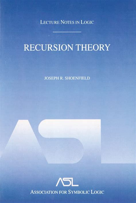 Recursion Theory Lecture Notes In Logic 1 9781568811499 Medicine