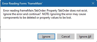 Delphi Changing The Ancestor Of A Frame From Tframe To A Tframe