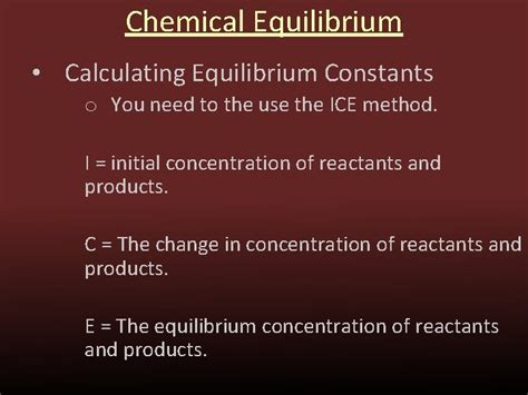 Chapter 15 Chemical Equilibrium Every Biological And Nonbiological