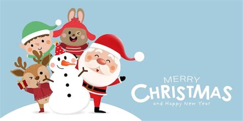 Premium Vector Merry Christmas And Happy New Year 2023 Greeting Card