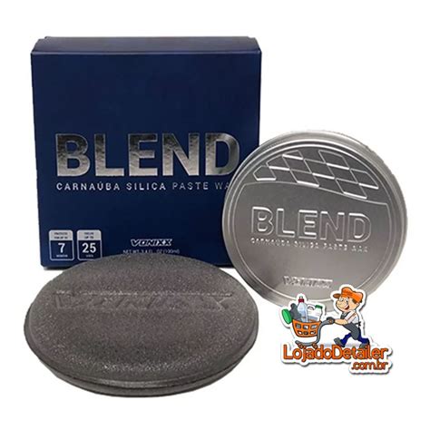 Cera Blend Carna Ba S Lica Protetora Paste Wax Ml Vonixx Loja Do Detailer