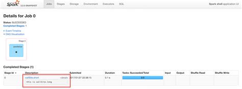 Apache Spark How To Change Job Stage Description In Web UI Stack Overflow