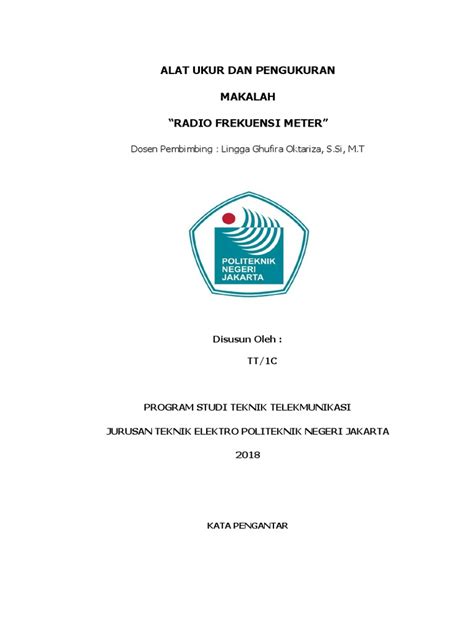 Radio Frekuensi Rf Meter Pdf