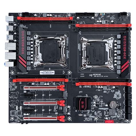 精粤 X99双路主板 2011 3针cpu套餐游戏模拟器多开e5 2666v3 2696v3 套餐五x99 8d325g2696v32