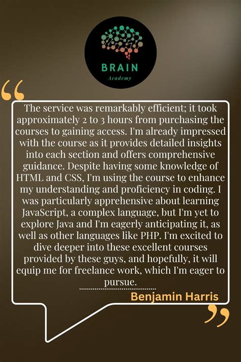Brain Academy On Linkedin Coursereview Codingjourney Freelancegoals