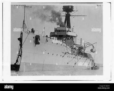 The Hms Colossus A Colossus Class Dreadnought Battleship Of The