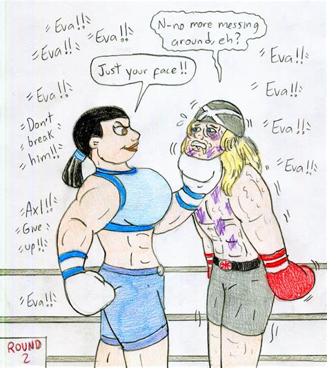 Boxing Eva Vs Axl Guilty Gear By Jose Ramiro On Deviantart