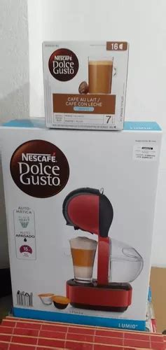 Cafetera Nescafé Dolce Gusto Lumio Roja Automá 15 Capsulas Envío gratis