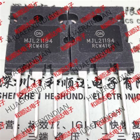 10PCS/LOT New and original MJL21194 TO 264 250V 16A|Integrated Circuits ...