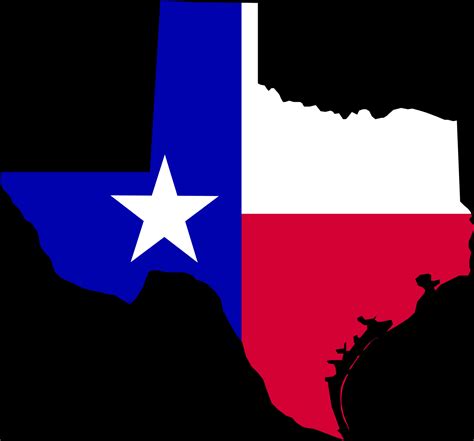 Download Texas State Outlinewith Flag