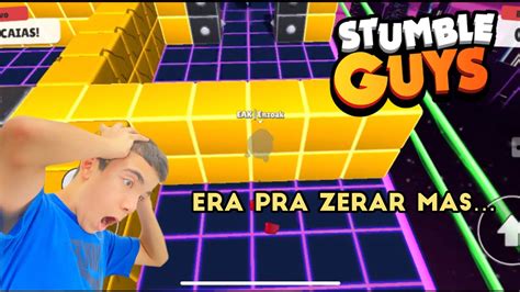 Tentei Zerar O Block Mas STUMBLE GUYS YouTube