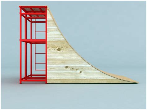 스케이트 램프 쿼터 파이프 3d 모델 18 3dm 3ds Dxf Fbx Lwo Obj X Xsi Max Free3d