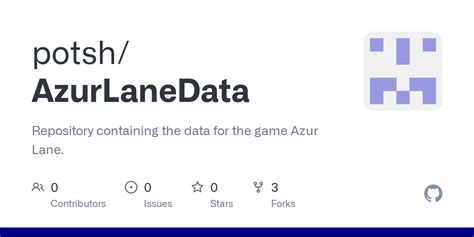 GitHub Potsh AzurLaneData Repository Containing The Data For The Game Azur Lane