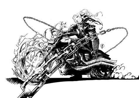 Ghost Rider Sketch Images Ghost Rider Sketch Demon Ink Ride Drawing