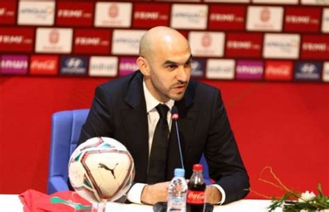 الناخب الوطني وليد الركراكي يعلن عن لائحة المنتخب المغربي لوديتي الشيلي