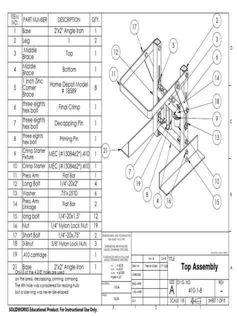 Reloading 410 With A Homemade Press Download Free Pdf Screw