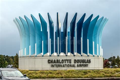 October Charlotte Airport NC USA Main Entance Editorial Stock Photo Image Of Main