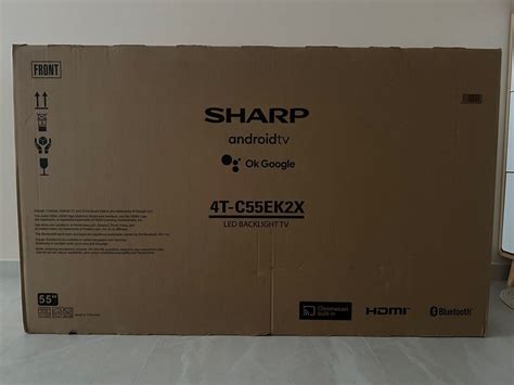 Sharp EK2X Series 55 Inch 4K UHD HDR Android TV 4T C55EK2X TV Home Appliances TV