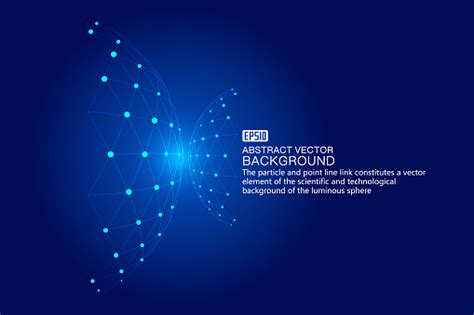 빛나는 기술 배경 벡터 요소의 과학적 및 기술적 효과의 성분과 점선 연결 0명에 대한 스톡 벡터 아트 및 기타 이미지 0명 3차원 형태 개념 Istock