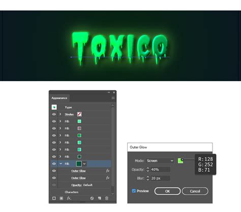 How To Create A Glow Effect Text Effect In Illustrator Envato Tuts