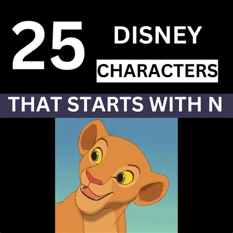 25 Disney Characters With N Smarty N Crafty