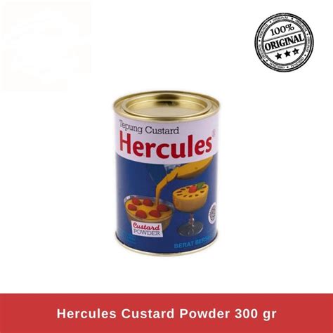 Jual Hercules Tepung Custard Custard Powder 300 Gr Shopee Indonesia