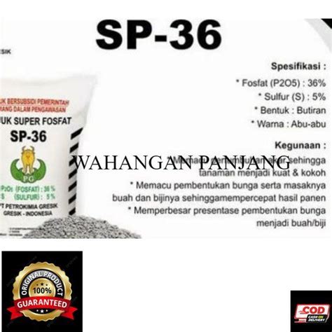 PUPUK SP 36 PUPUK TSP PUPUK NPK PUPUK ISI 1kg Lazada Indonesia