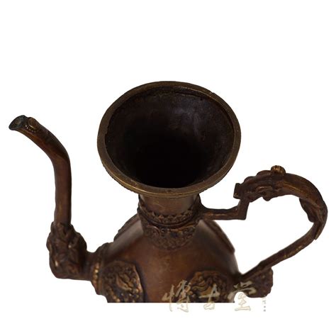 Tibetan Antique Carved Bronze Dragon TeaPot HZMP Chinese Antiques