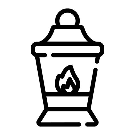 Latern Line Icon Background White 37992385 Vector Art At Vecteezy
